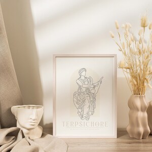 Terpsichore Muse Art Print | Printable Wall Art | Digital Download ...