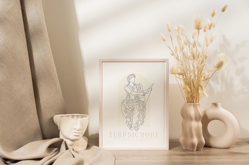 Terpsichore Muse Art Print | Printable Wall Art | Digital Download ...