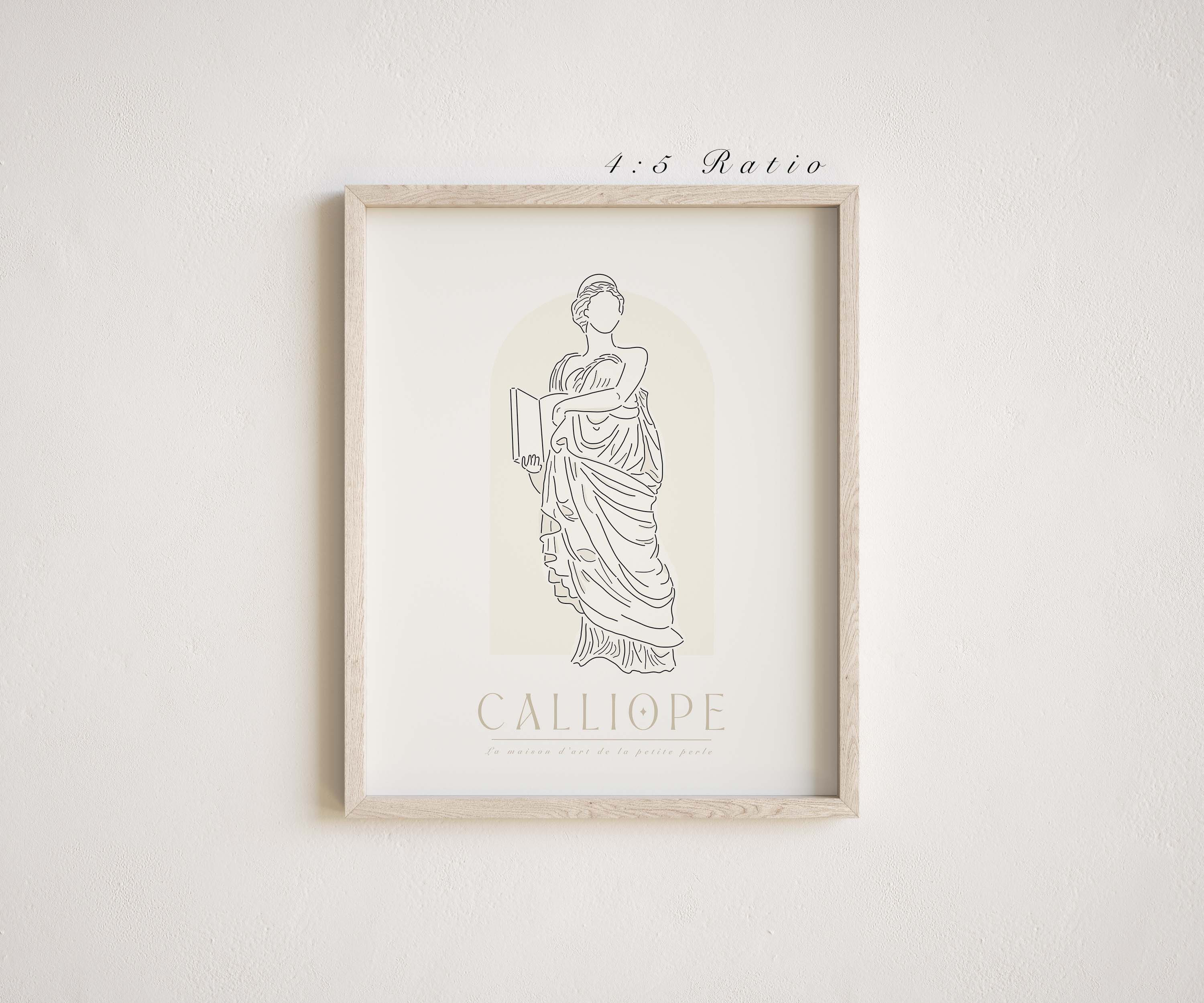 Muse Calliope Art Print | Printable Wall Art | Instant Download | Greek ...