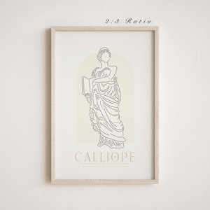 Muse Calliope Art Print | Printable Wall Art | Instant Download | Greek ...