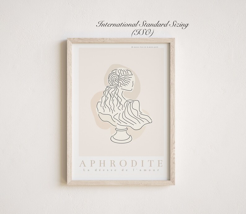 Goddess Aphrodite Printable Wall Art Greek Mythology Print - Etsy