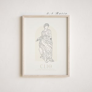 Clio Muse of History Art Print | Printable Wall Art | Digital Download ...