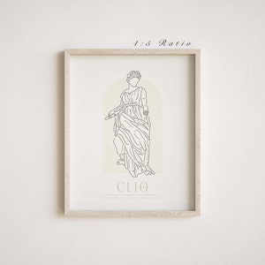 Clio Muse of History Art Print | Printable Wall Art | Digital Download ...