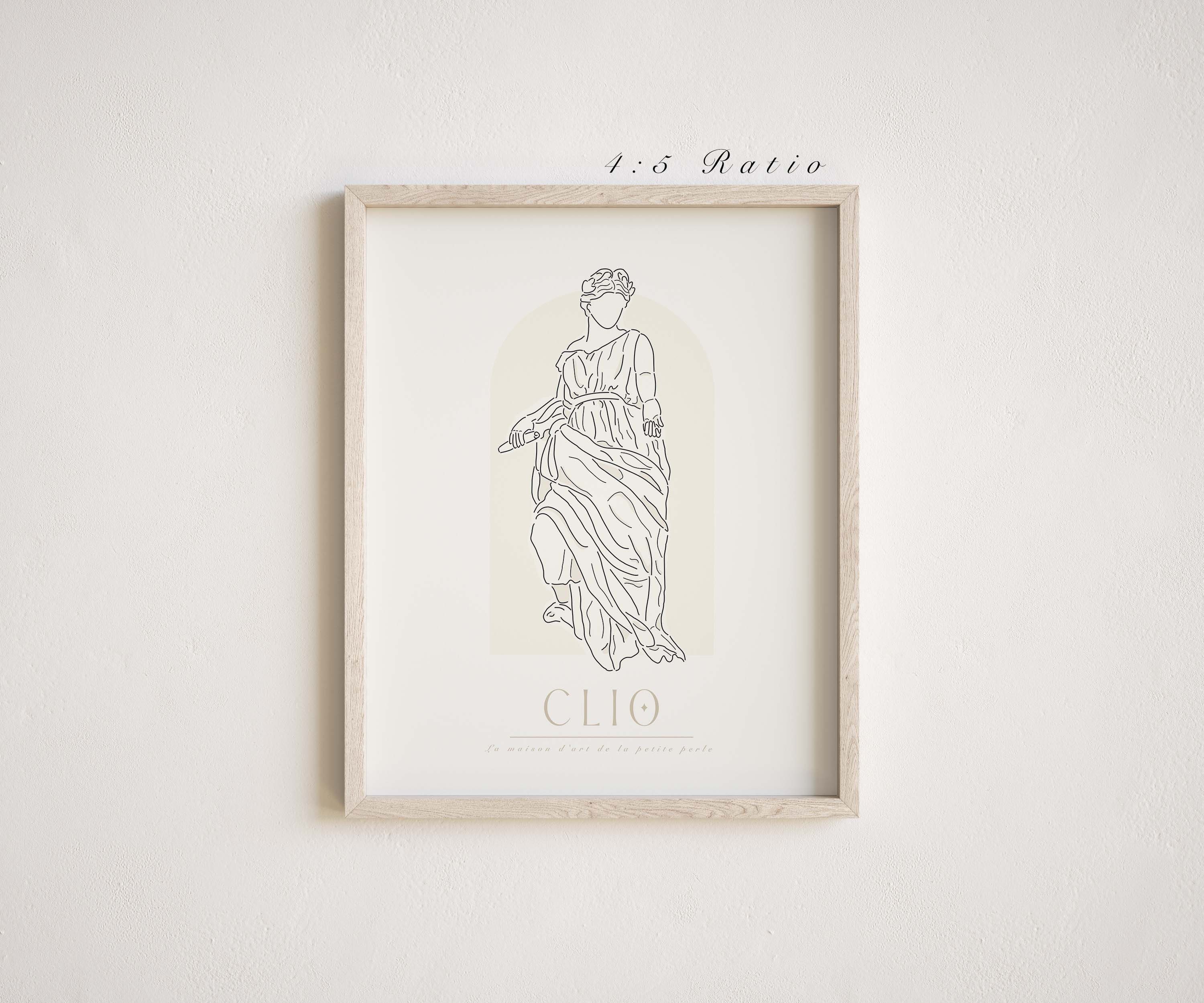 Clio Muse of History Art Print | Printable Wall Art | Digital Download ...