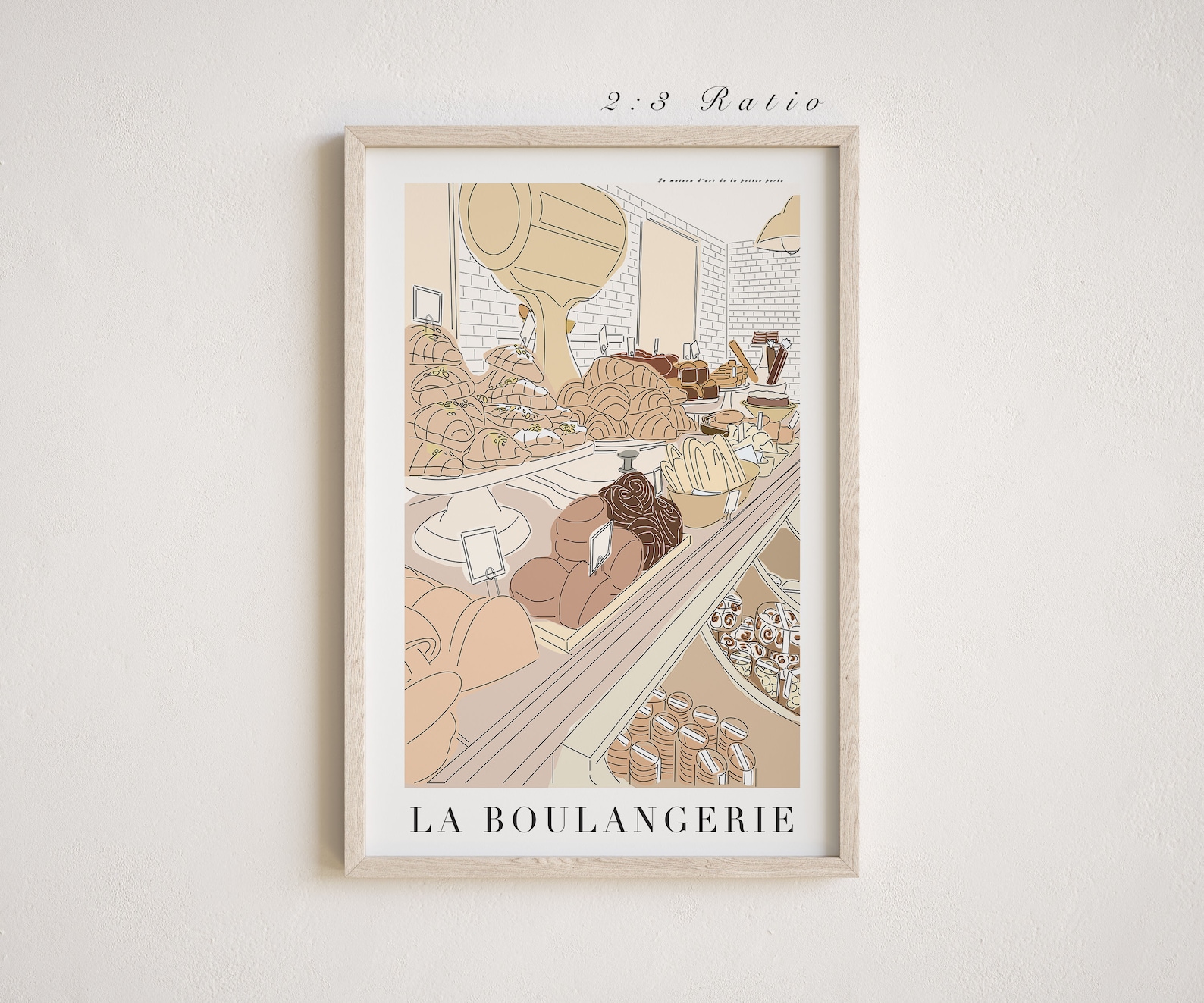 French Bakery Art Print Printable Wall Art Digital - Etsy
