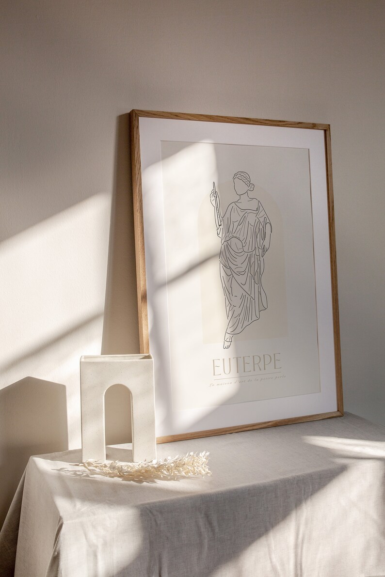 Euterpe Muse Art Print | Printable Wall Art | Digital Download | the ...