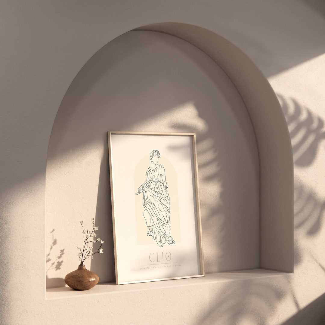 Clio Muse of History Art Print | Printable Wall Art | Digital Download ...
