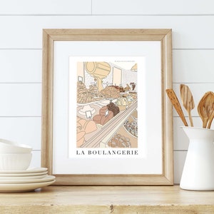 French Bakery Art Print | Printable Wall Art | Digital Download ...