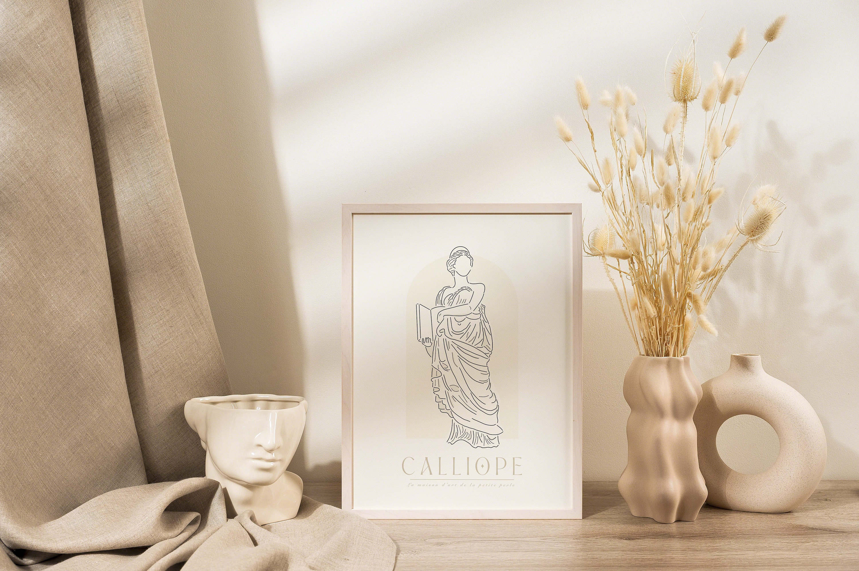 Muse Calliope Art Print | Printable Wall Art | Instant Download | Greek ...