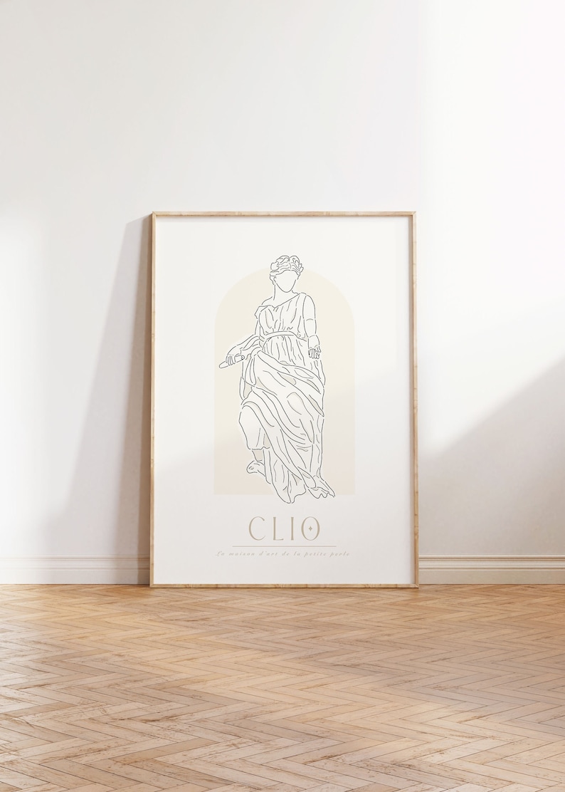 Clio Muse of History Art Print | Printable Wall Art | Digital Download ...