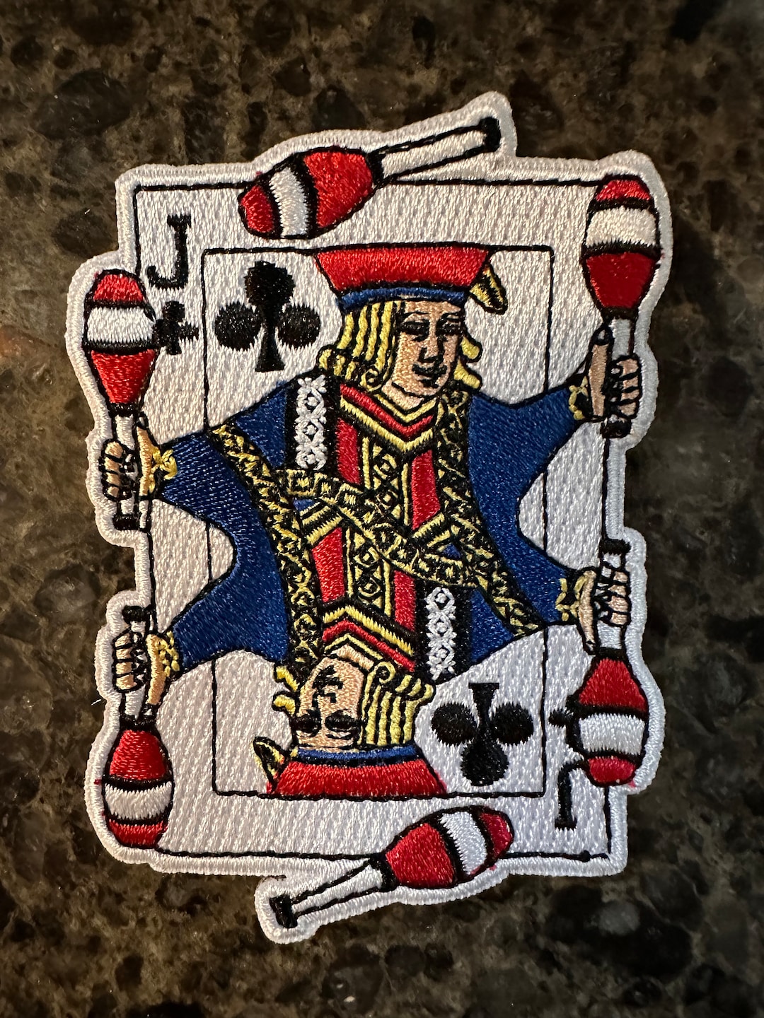Juggling Jack Embroidered Iron on Patch - Etsy