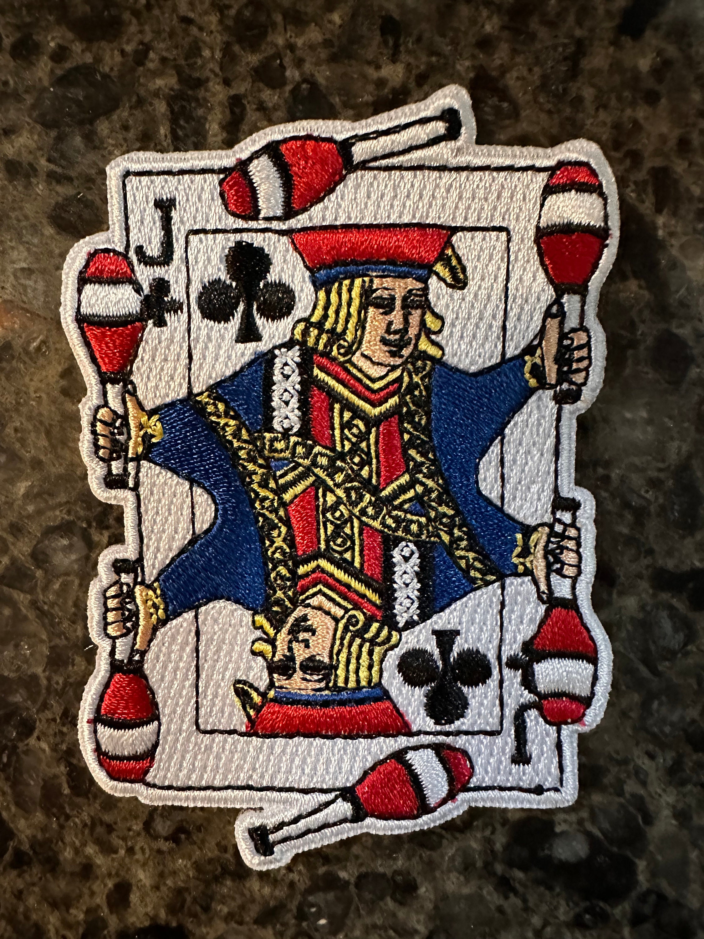 Juggling Jack Embroidered Iron on Patch - Etsy