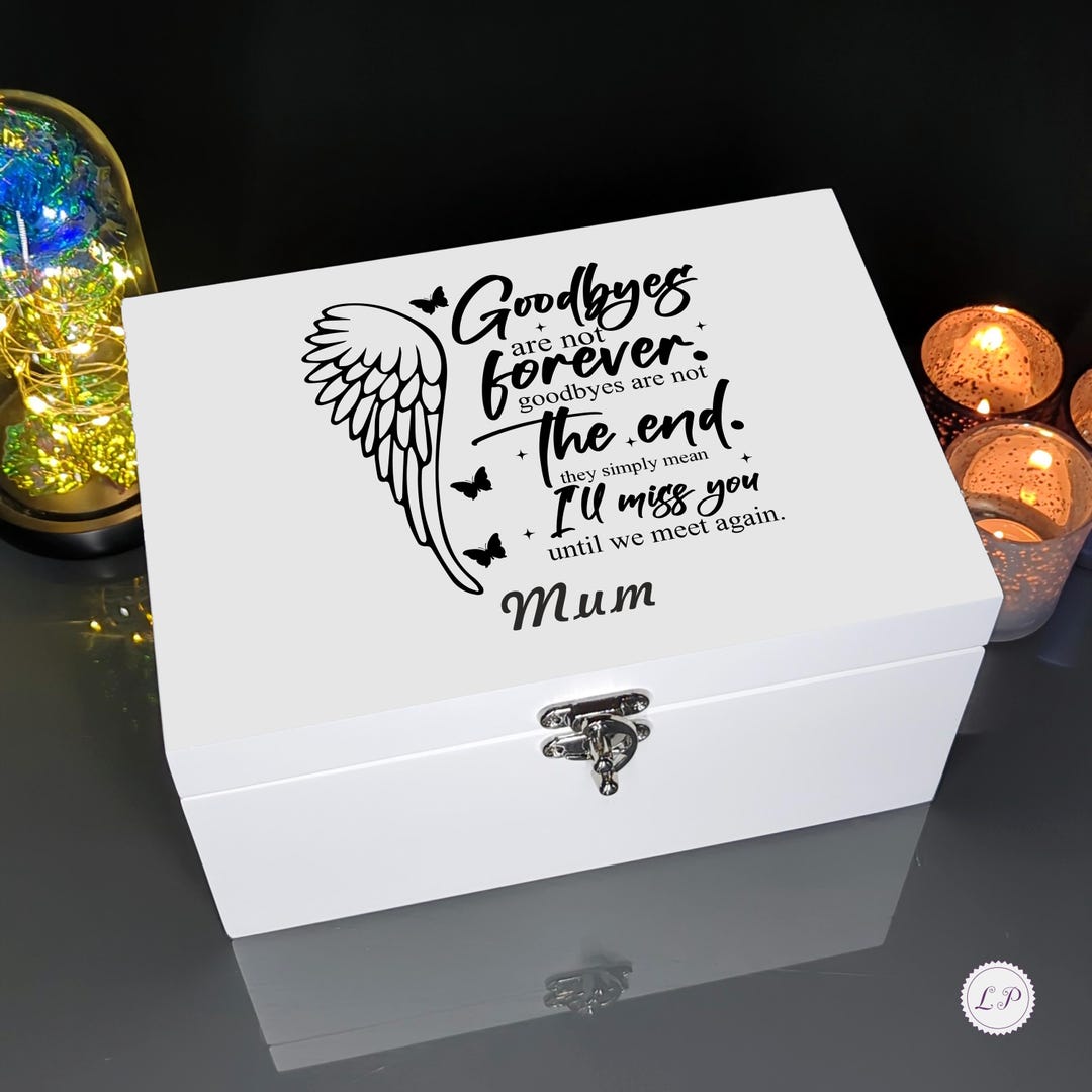 Personalised Wooden Boxes for Cremation Ashes Urn for Human Memory ...