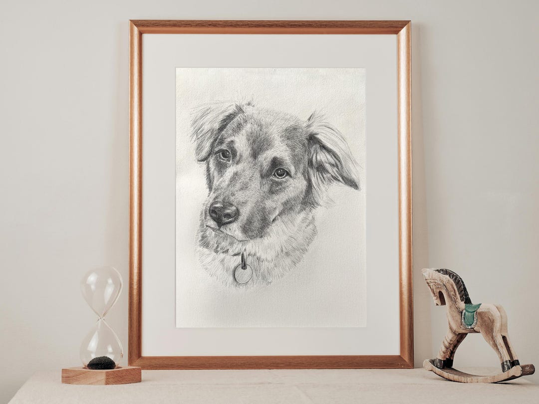 Custom Pet Portrait | Custom Dog Portrait| Pet Commission | Custom ...