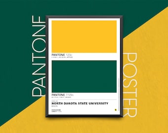 North Dakota Poster | Etsy