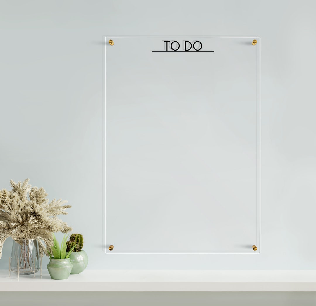 Acrylic Planner | Acrylic Board for Wall | Dry Erase Board | to Do List ...