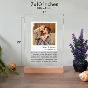 Custom Acrylic Photo Plaque | Personalized Photo Plaque | Photo Frame ...