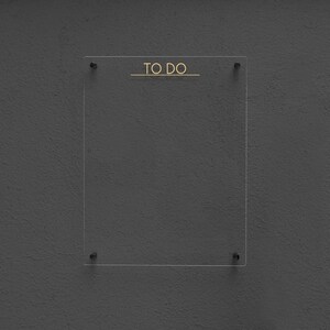 Acrylic Planner | Acrylic Board for Wall | Dry Erase Board | to Do List ...
