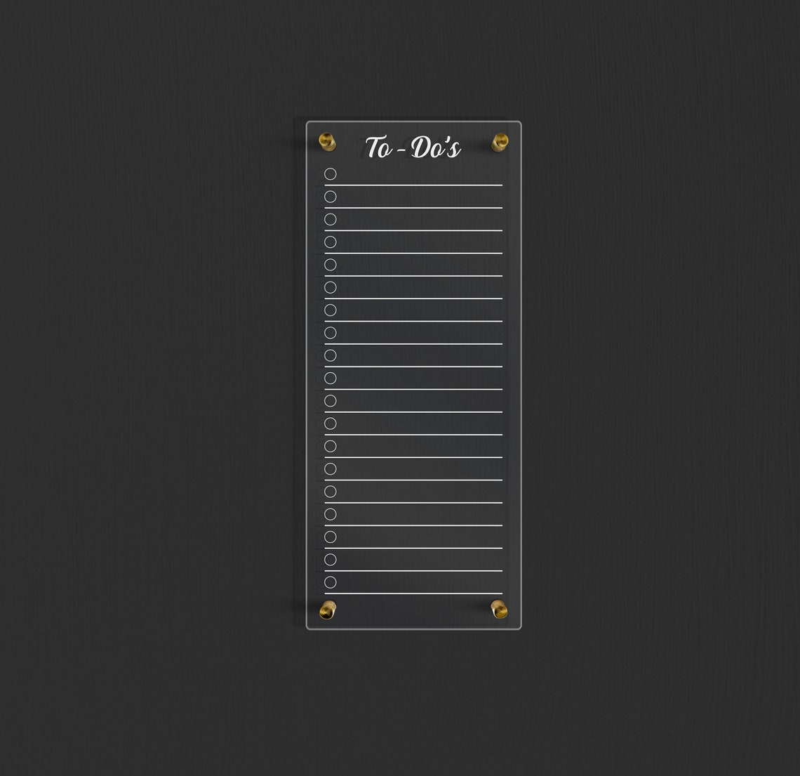Acrylic to Do List | Customizable Planner | Chore Chart | Custom Dry ...