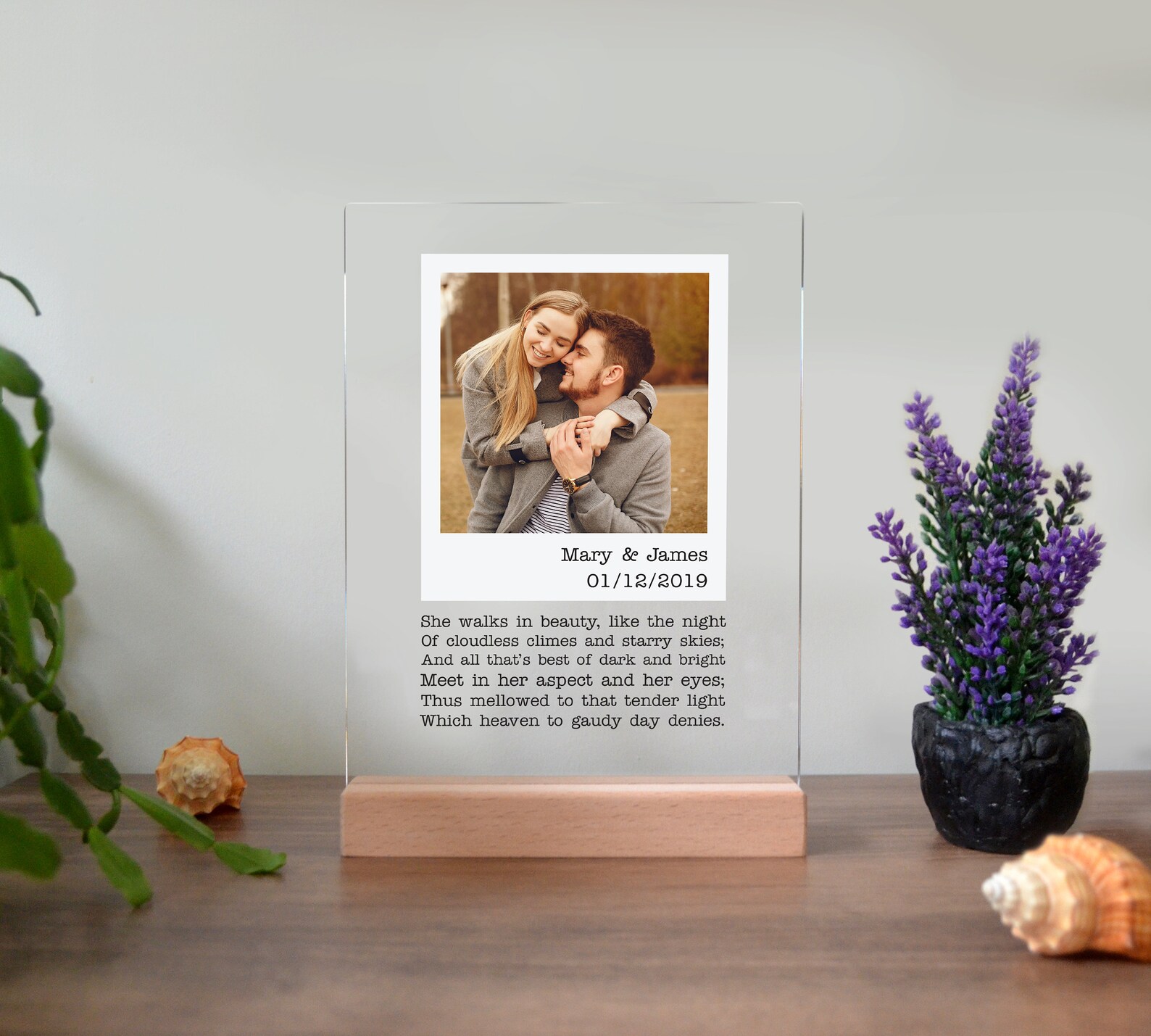 Custom Acrylic Photo Plaque Personalized Photo Plaque | Etsy