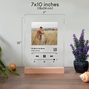 Custom Acrylic Song Plaque | Personalized Album Plaque | Music Frame ...