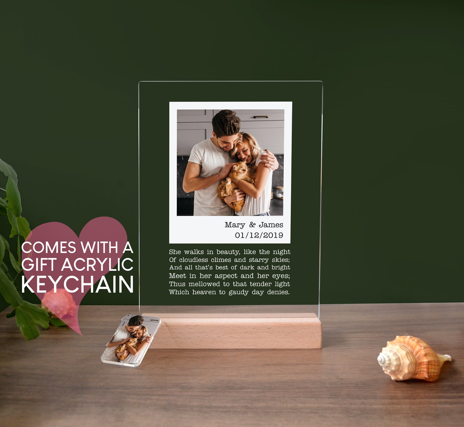 Custom Acrylic Photo Plaque Personalized Photo Plaque - Etsy