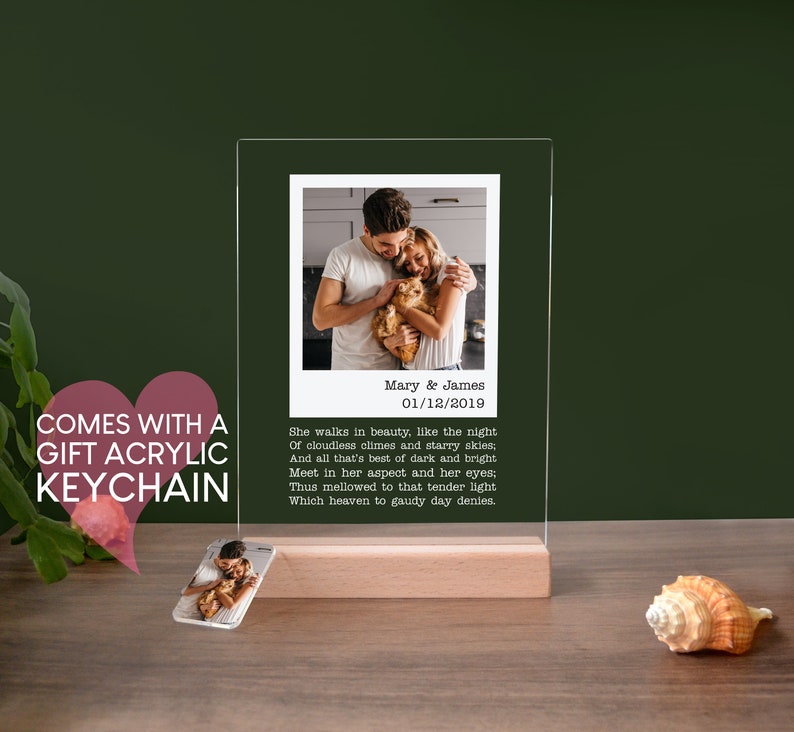 Custom Acrylic Photo Plaque Personalized Photo Plaque - Etsy