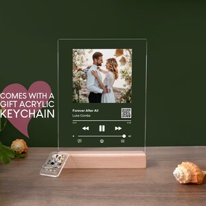 Custom Song Plate on Wooden Stand | Custom Keychain | Acrylic Coaster ...