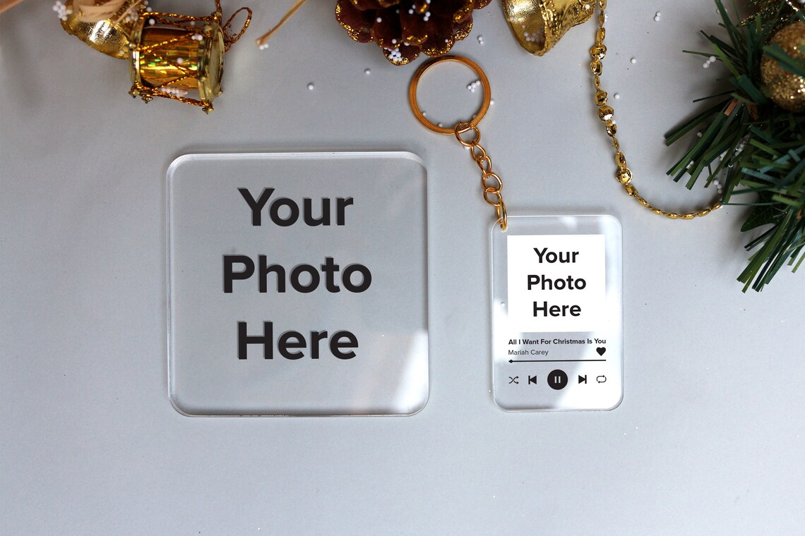 Custom Song Plate on Wooden Stand | Custom Keychain | Acrylic Coaster ...