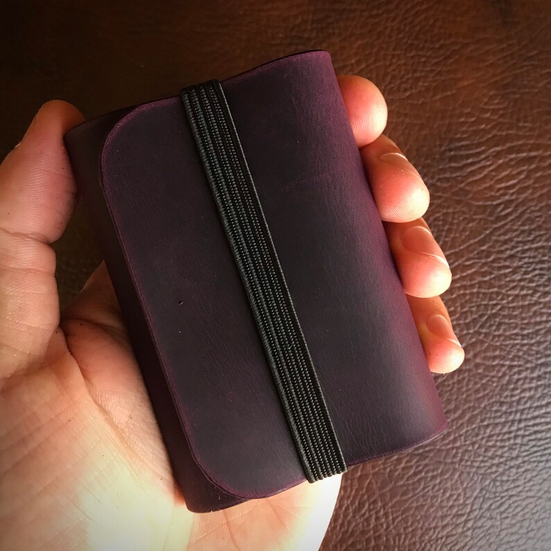 Handmade Leather Simple Minimal Card Case & Card Holder - Etsy