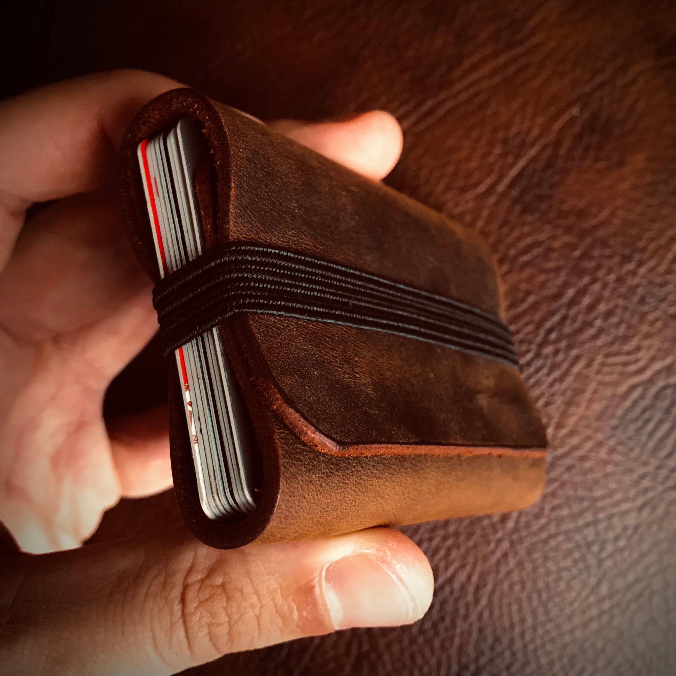 Handmade Leather Simple Minimal Card Case & Card Holder - Etsy