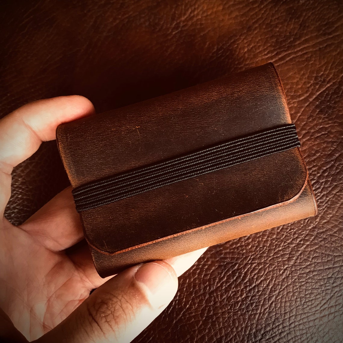 Handmade Leather Simple Minimal Card Case & Card Holder - Etsy