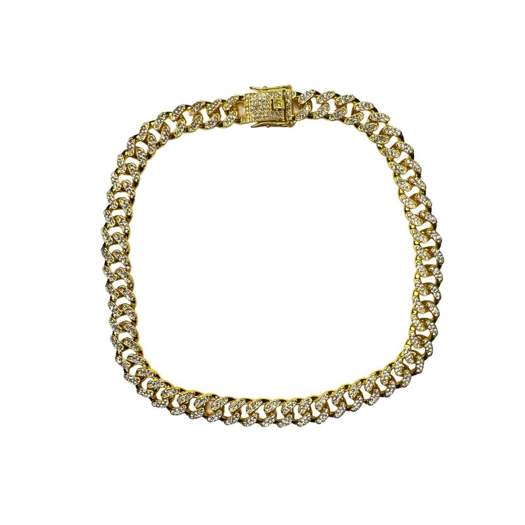 Gold Diamond Dog Chain - Etsy