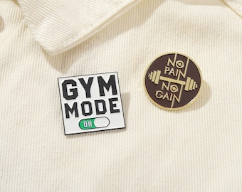 Gym Pin | Etsy