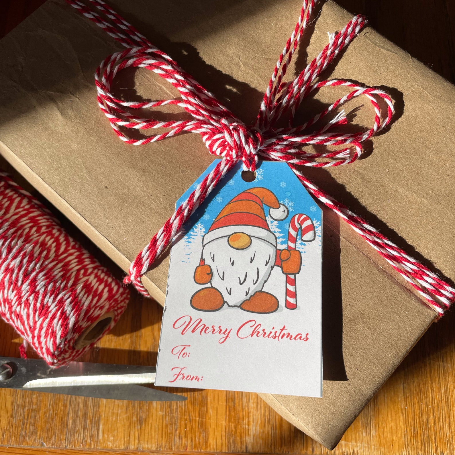 Printable Christmas Gift Tags Instant Download DIY Holiday - Etsy