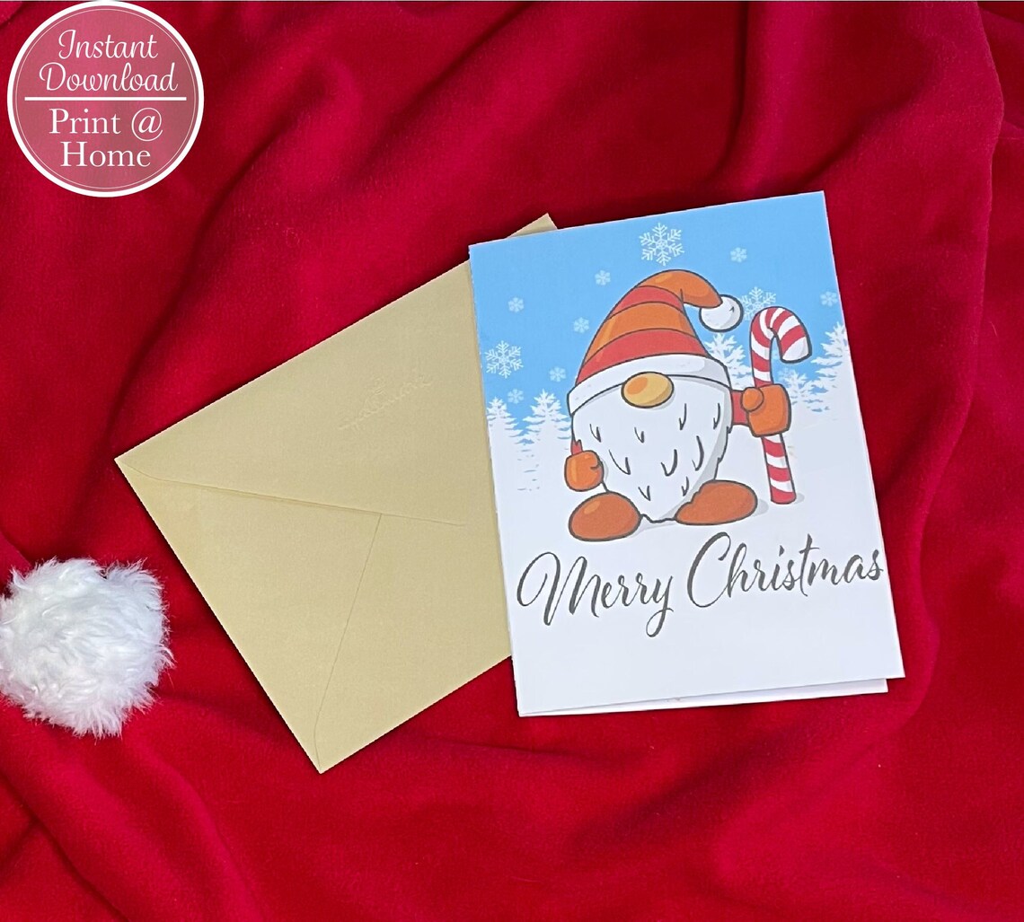 Printable Christmas Cards Instant Download DIY Christmas | Etsy