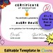 Custom Graduation Certificate Template Kindergarten Preschool Prek Cute ...