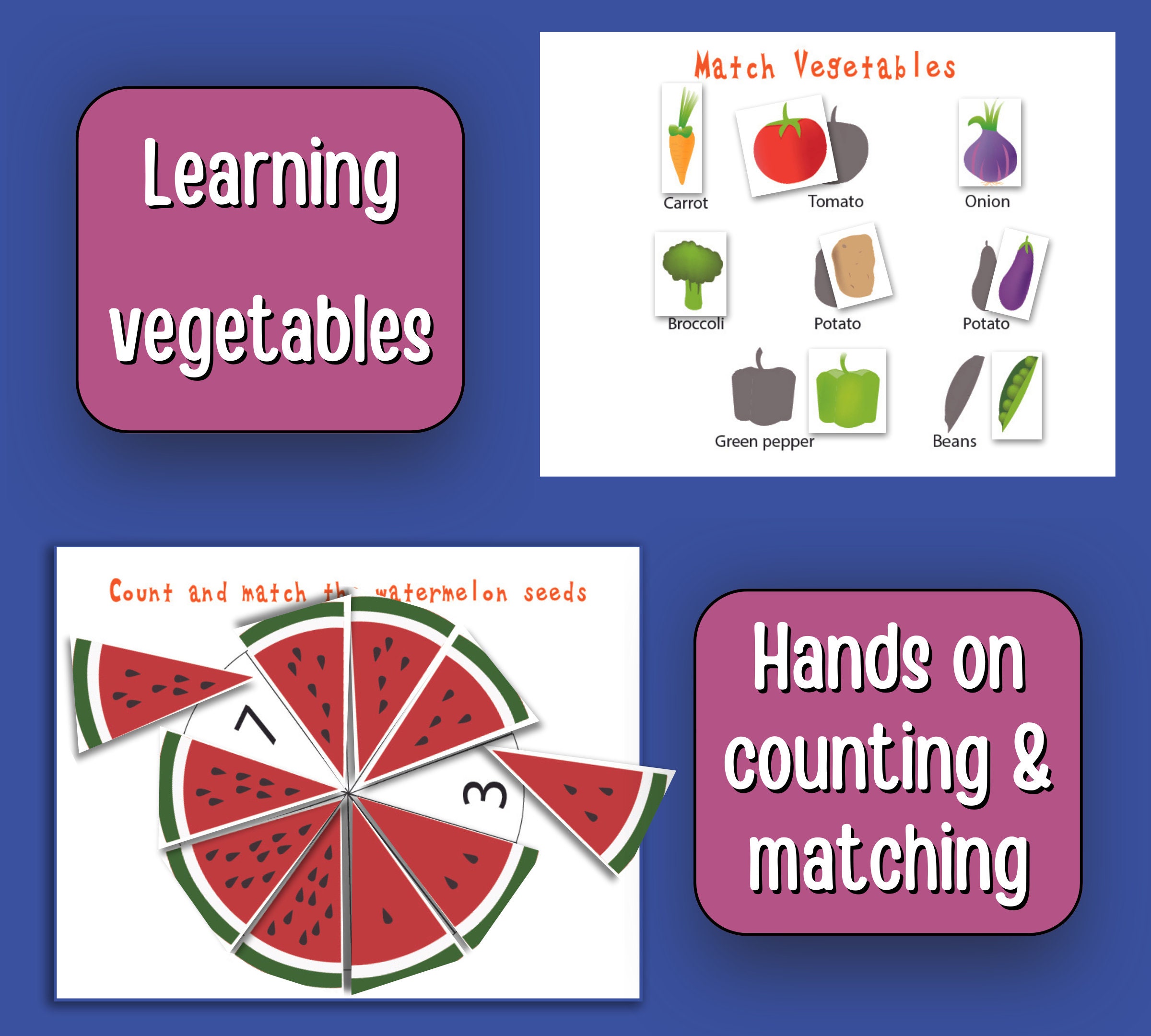 Busy Book Montessori Printable Quiet Binder Toddlers Learning Preschool ...