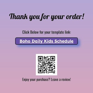 Boho Visual Schedule and Daily Checklist, Kids Routine Chart ...