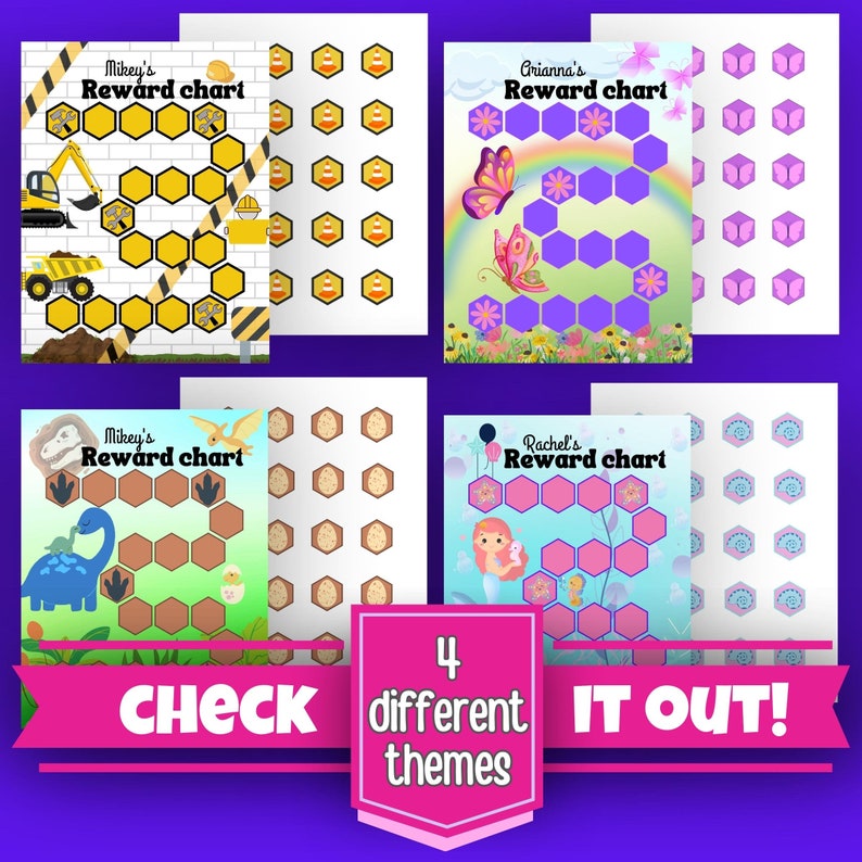 Butterfly Potty Chart - the Ultimate Kids Reward Chore Chart for Potty ...