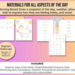 Morning Board Circle Time Homeschool Resources Toddlers Prek ...