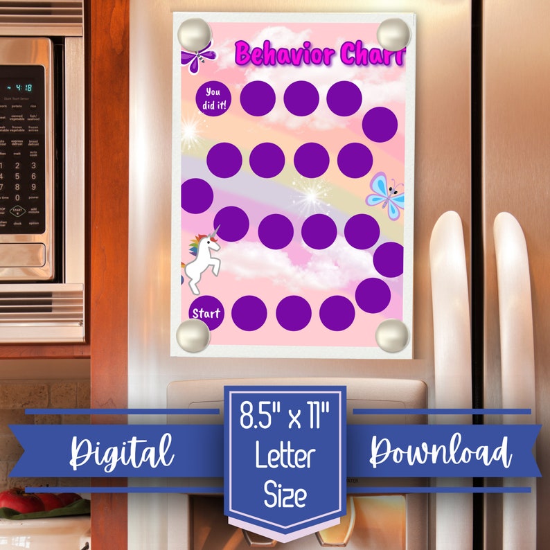 Reward Chart Toddler Teach Behaviors Chores Kids Printable Routine ...