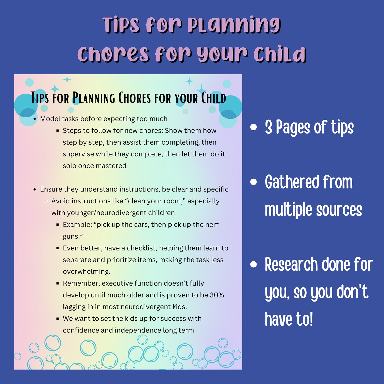 Ultimate Chore Chart Bundle by Age Daily Tasks for Multiple - Etsy