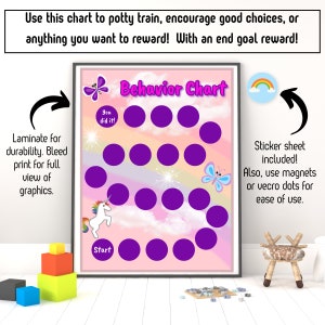 Reward Chart Toddler Teach Behaviors Chores Kids Printable Routine ...