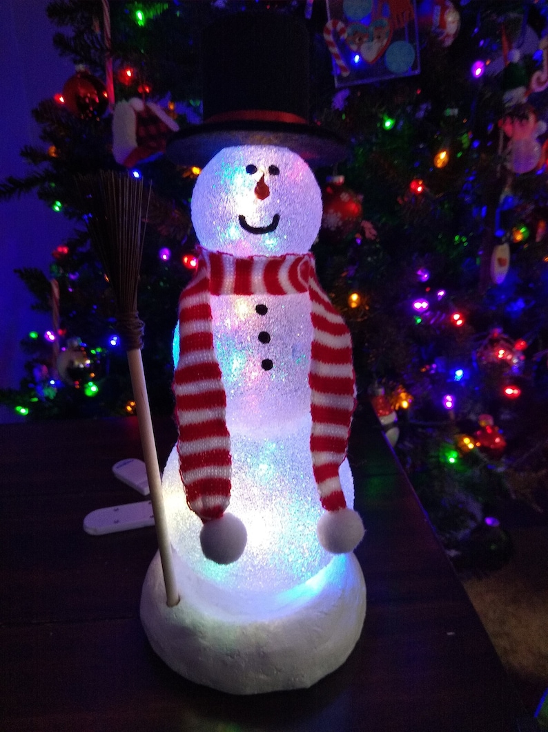 Light up Snowman - Etsy