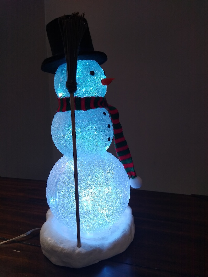Light up Snowman - Etsy
