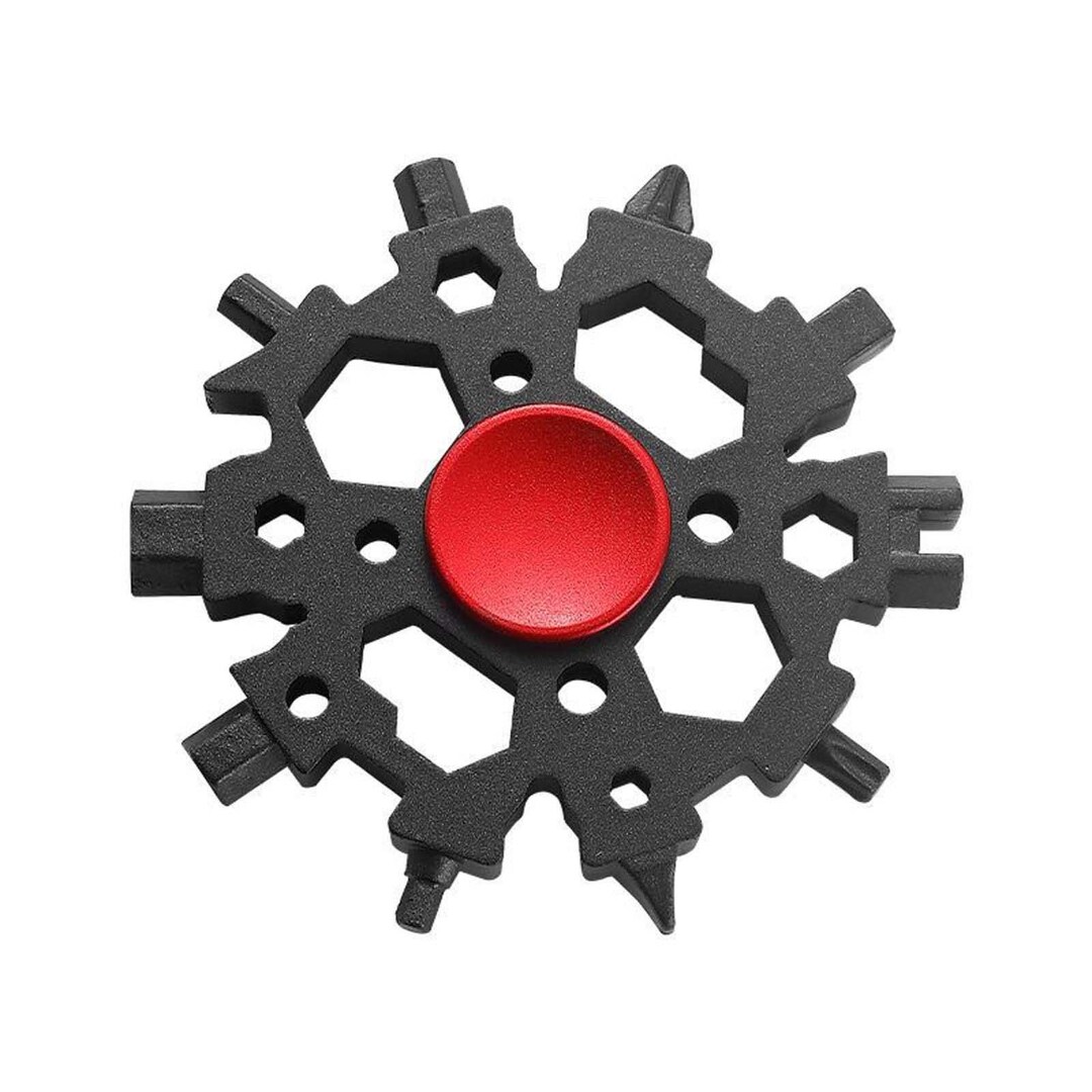 22-in-1 Snowflake Fidget Spinner Multi-tool Christmas Gift, Practical ...