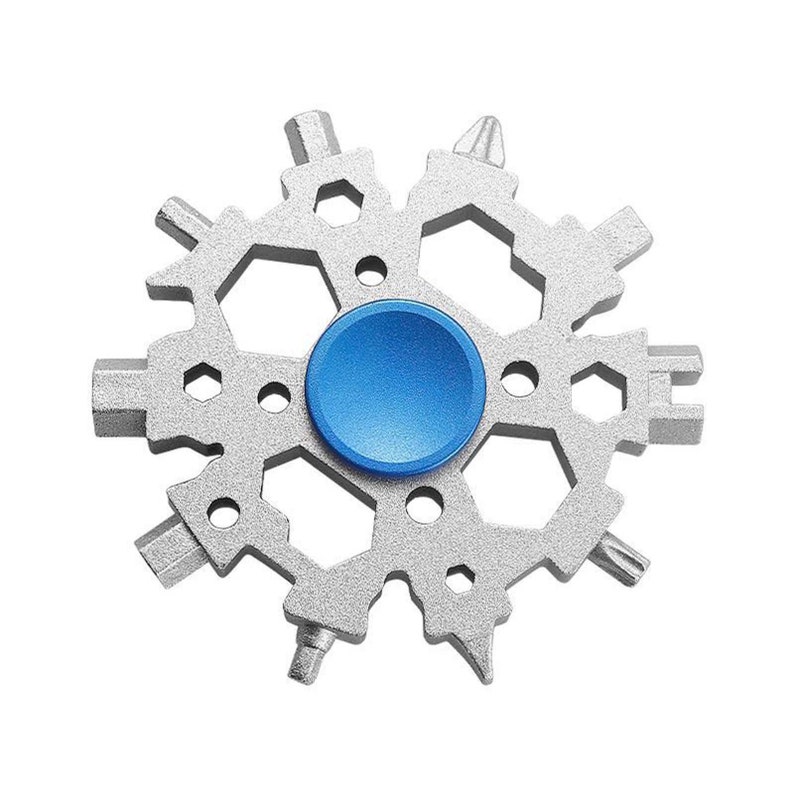 22-in-1 Snowflake Fidget Spinner Multi-tool Christmas Gift, Practical ...