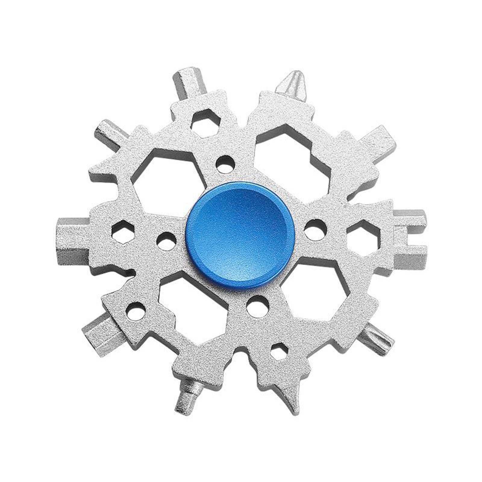 22-in-1 Snowflake Fidget Spinner Multi-tool Christmas Gift, Practical ...