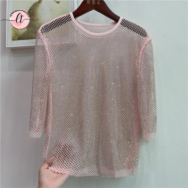 Rhinestone Crop Top - Etsy